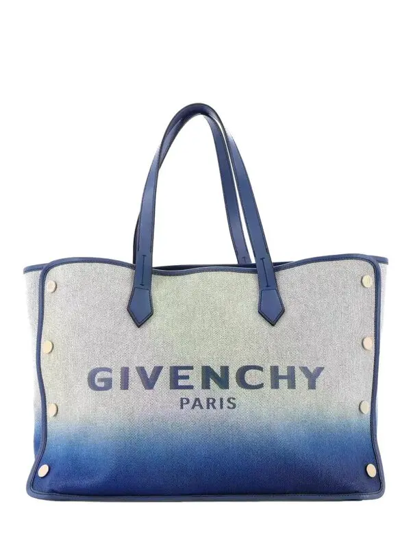 Givenchy Bond Shopper Canvas Medium Tote Bag - Blue