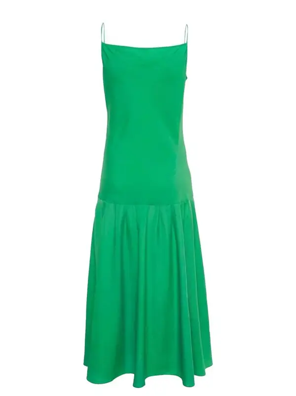 Red Valentino Vintage Crepe Midi Dress - Green