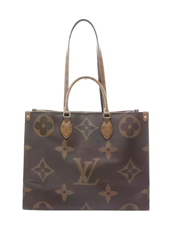 LOUIS VUITTON 2019 On-the-go Gm Shoulder Bag - Brown