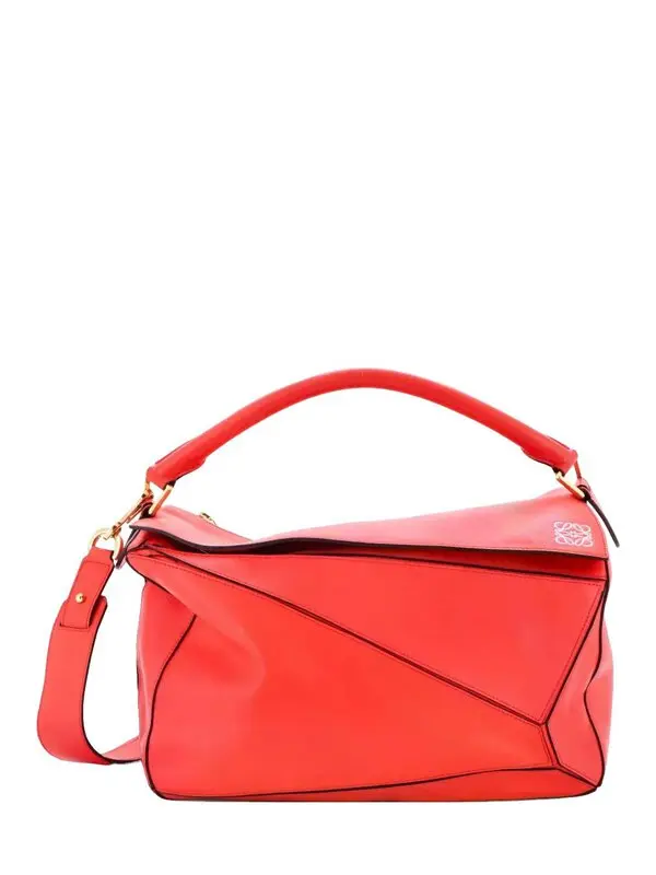 Loewe Puzzle Large Satchel - Red