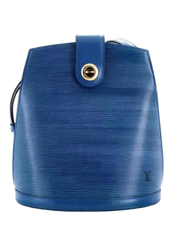 LOUIS VUITTON Cluny Epi Leather Shoulder Bag - Blue