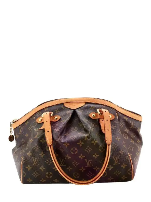 LOUIS VUITTON Tivoli Handbag Monogram Canvas Pm Satchel - Brown
