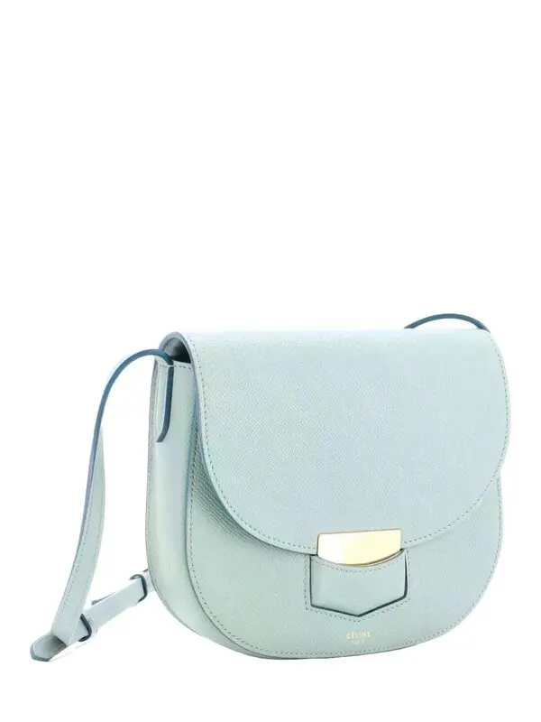 Celine Trotteur Small Crossbody Bag - Green