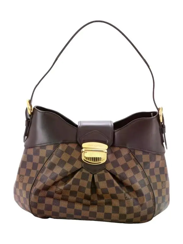 LOUIS VUITTON Sistina Mm Damier Hobo Bag - Brown