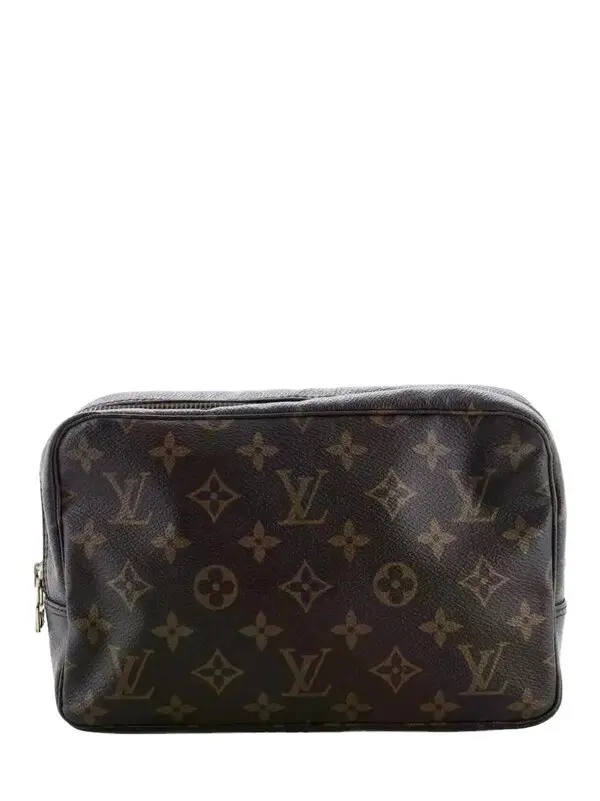 LOUIS VUITTON Trousse Toiletry Monogram Canvas 23 Pouch - Brown