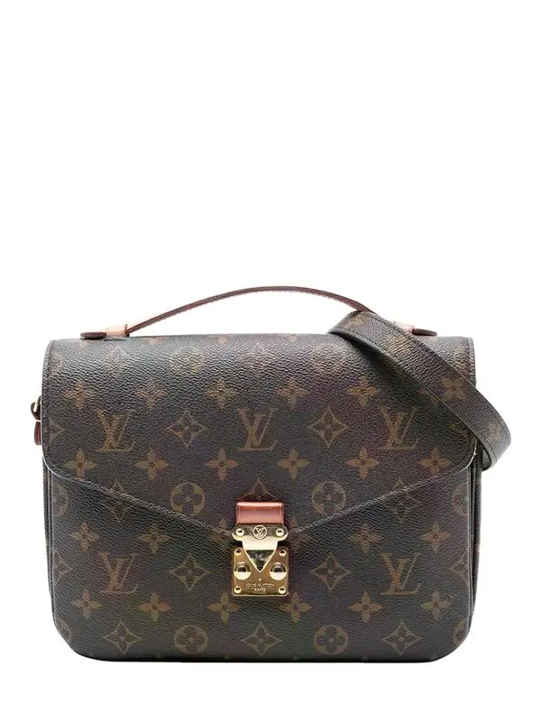 LOUIS VUITTON 2020 Monogram Pochette Metis Satchel - Brown
