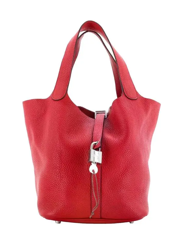 Hermès Picotin Lock Mm Bucket Bag - Red