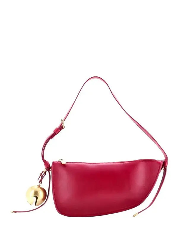 Burberry Leather Mini Crossbody Bag - Pink