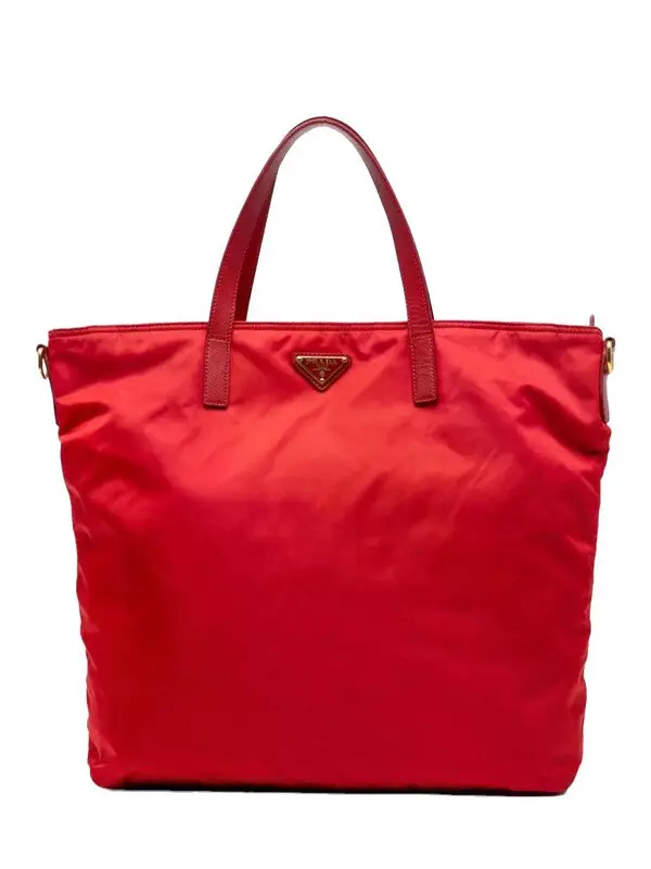Prada 2013-2025 Tessuto Satchel - Red