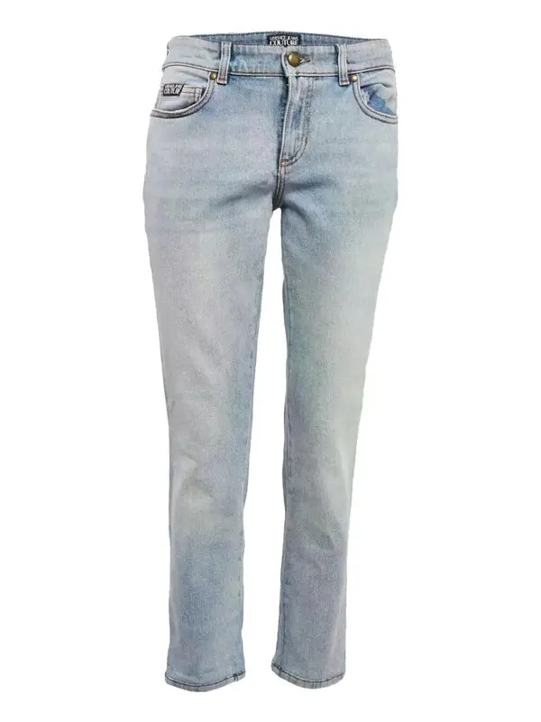 Versace Logo-print Jeans - Blue