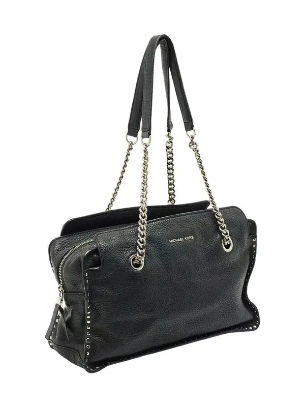 Michael Kors Satchel With Chain Strap - Black