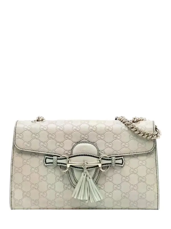 Gucci Medium Sima Emily Shoulder Bag - White