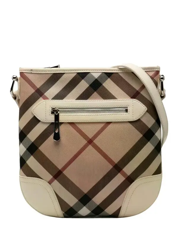 Burberry 2000-2017 Supernova Check Dryden Crossbody Bag - Brown