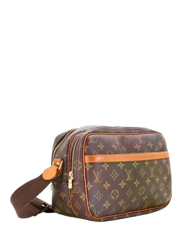 LOUIS VUITTON Reporter Monogram Canvas Pm Crossbody Bag - Brown