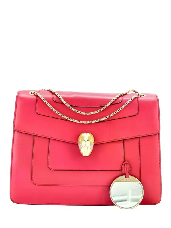 BVLGARI Serpenti Forever Square Shoulder Bag - Pink