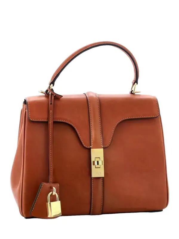 Celine 16 Top Handle Bag - Brown