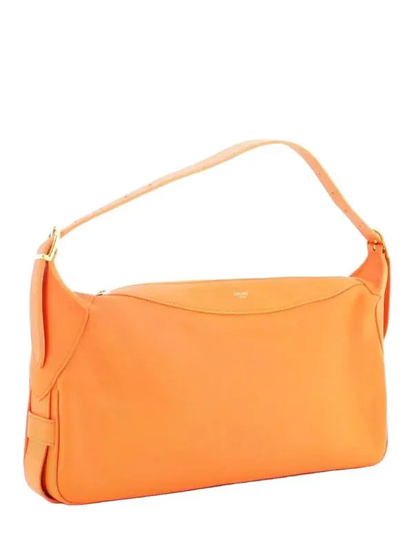 Celine Romy Shoulder Bag Leather Medium - Orange