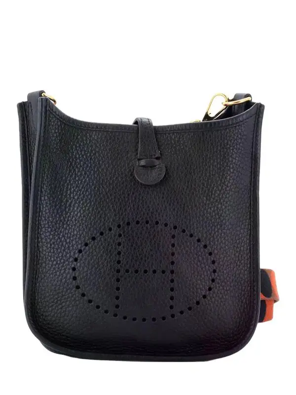 Hermès Evelyne Iii Clemence Tpm Crossbody Bag - Black