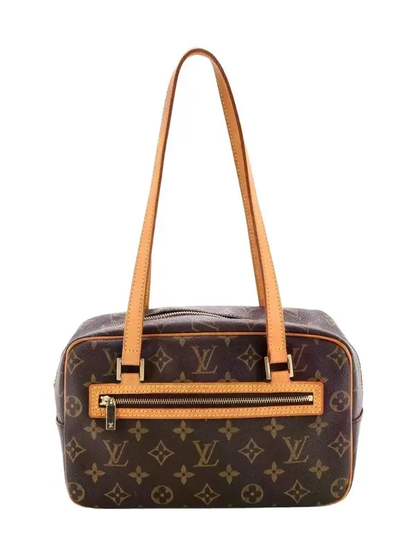 LOUIS VUITTON Cité Mm Monogram Canvas Shoulder Bag - Brown