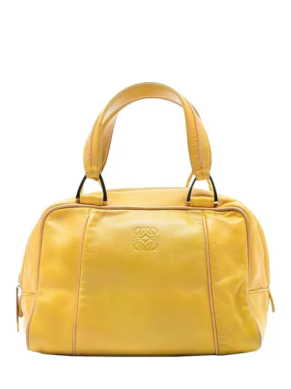 Loewe 1990-2025 Mini Anagram Handbag - Yellow