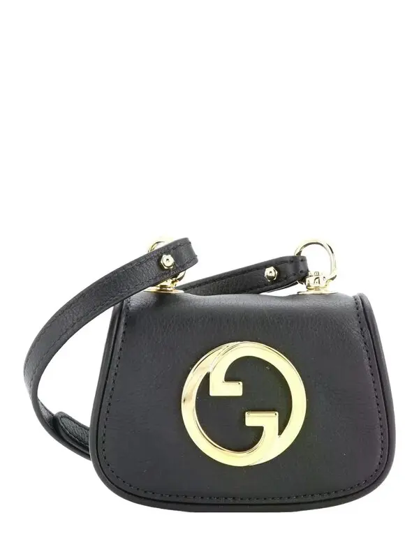 Gucci Blondie Leather Crossbody Bag - Black