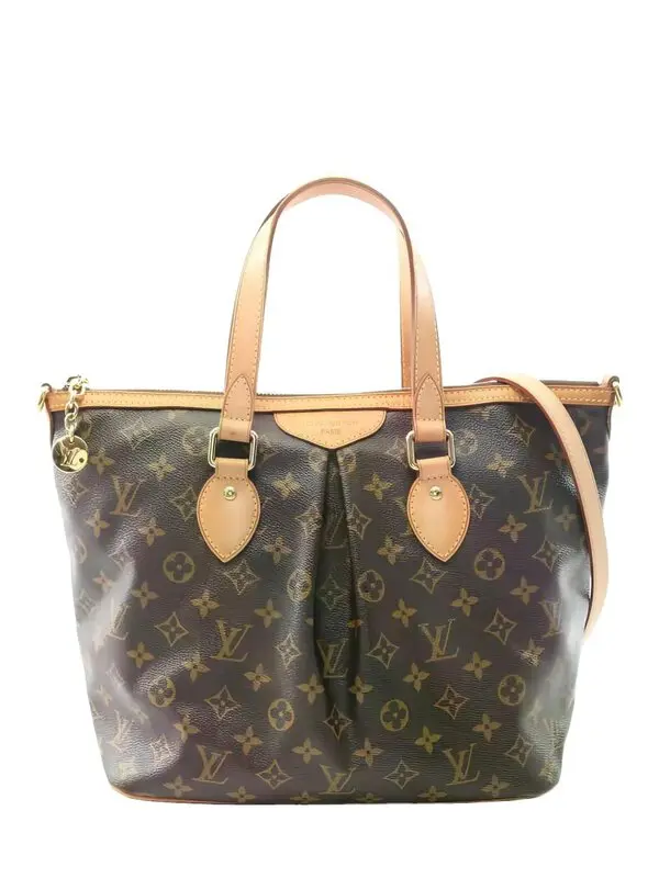 LOUIS VUITTON 2012 Palermo Pm Monogram Tote Bag - Brown
