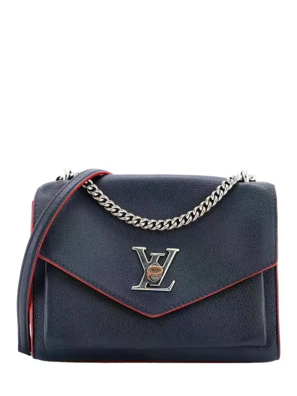 LOUIS VUITTON Mylockme Bb Crossbody Bag Leather - Blue