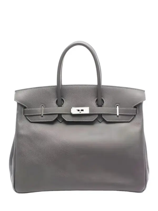 Hermès 2008 Birkin 35 Handbag - Grey