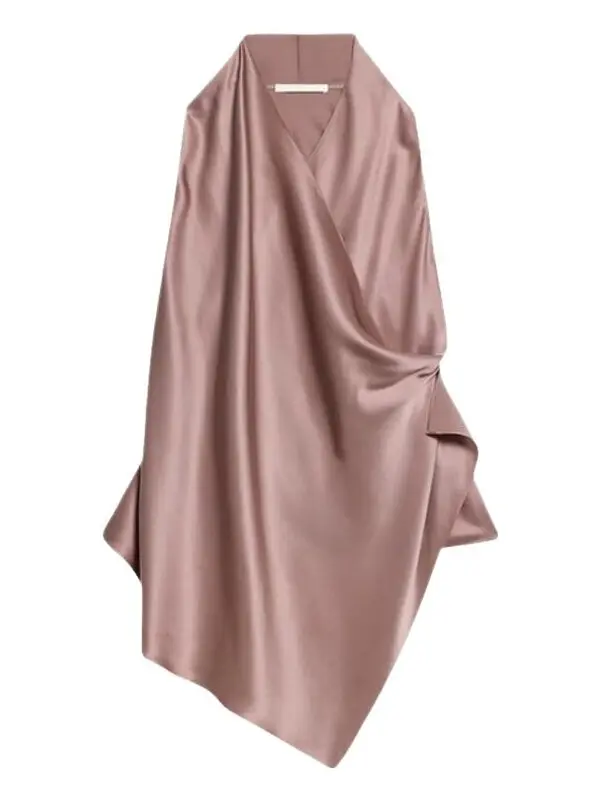 Helmut Lang Drape Cowl Top - Tea Rose