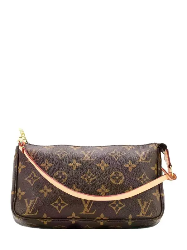 LOUIS VUITTON Pochette Accessoires Nm Monogram Canvas Clutch - Brown