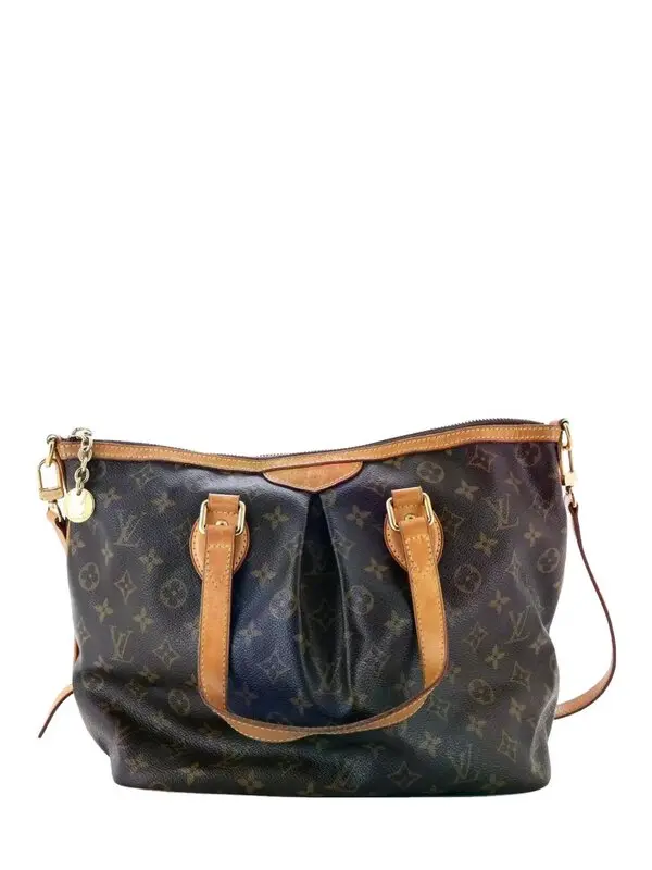 LOUIS VUITTON Palermo Handbag Monogram Canvas Pm - Brown