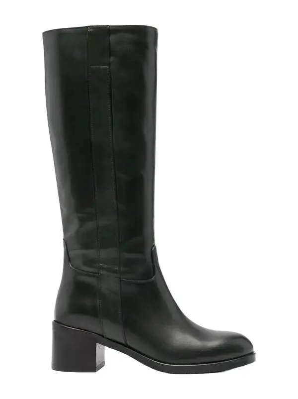 PAOLA PARISI 50mm Block-heel Boots - Black