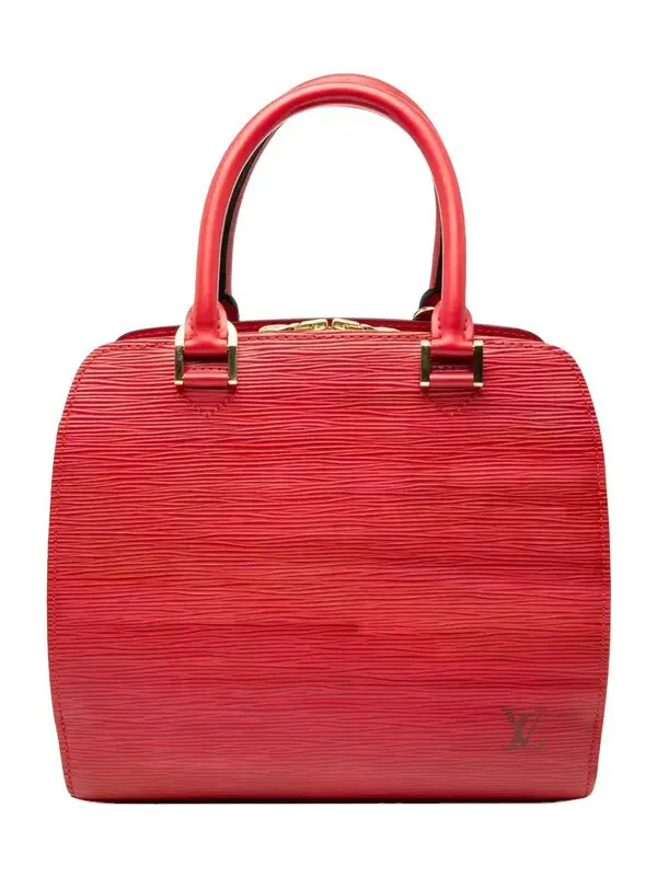LOUIS VUITTON 2001 Epi Pont Neuf Handbag - Red