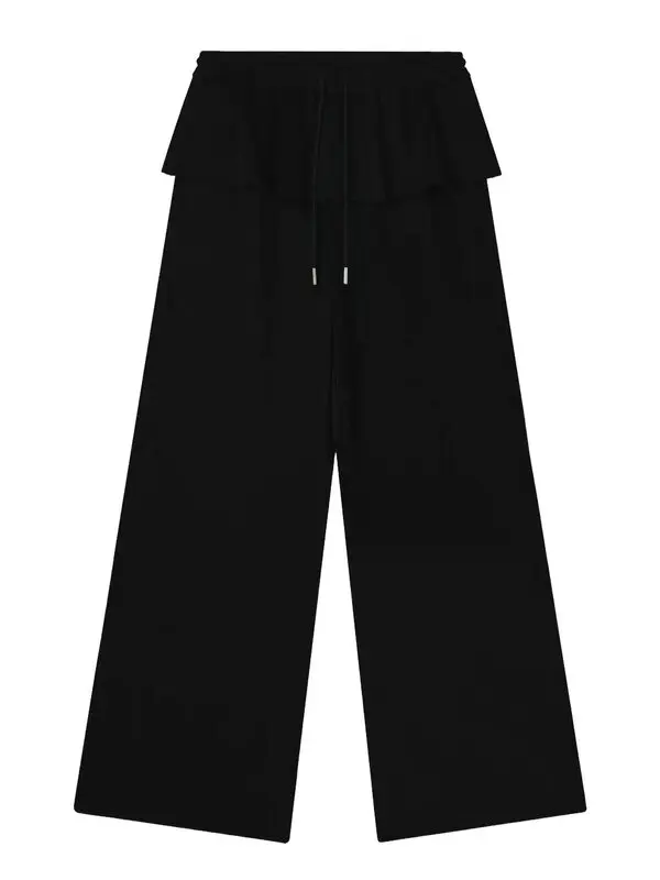 TOUT A COUP Elasticated-waistband Track Pants - Black