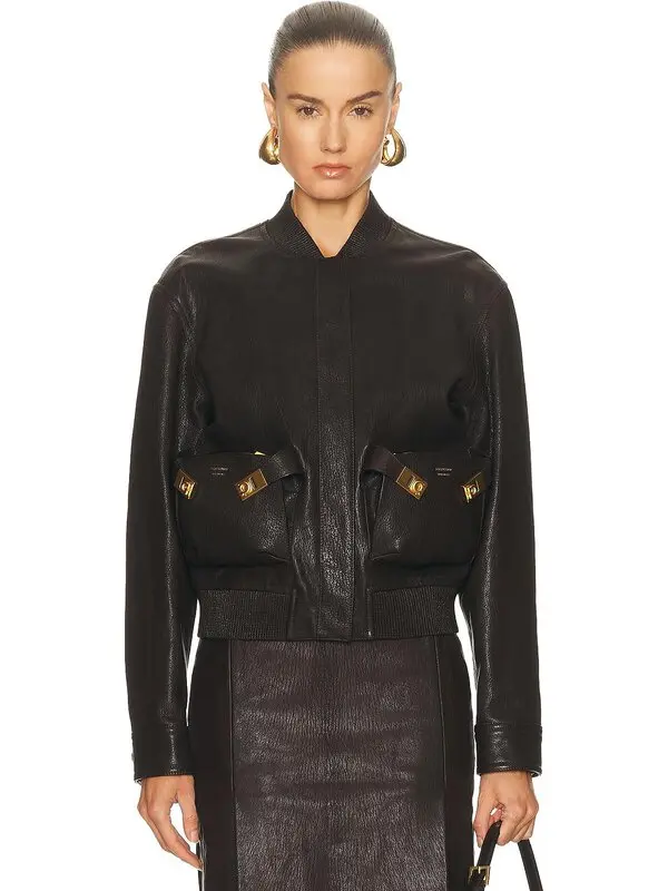 FERRAGAMO Safari Leather Coat - Expresso