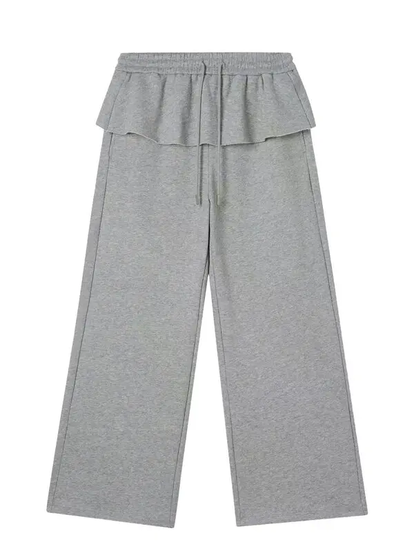 TOUT A COUP Elasticated-waistband Track Pants - Grey