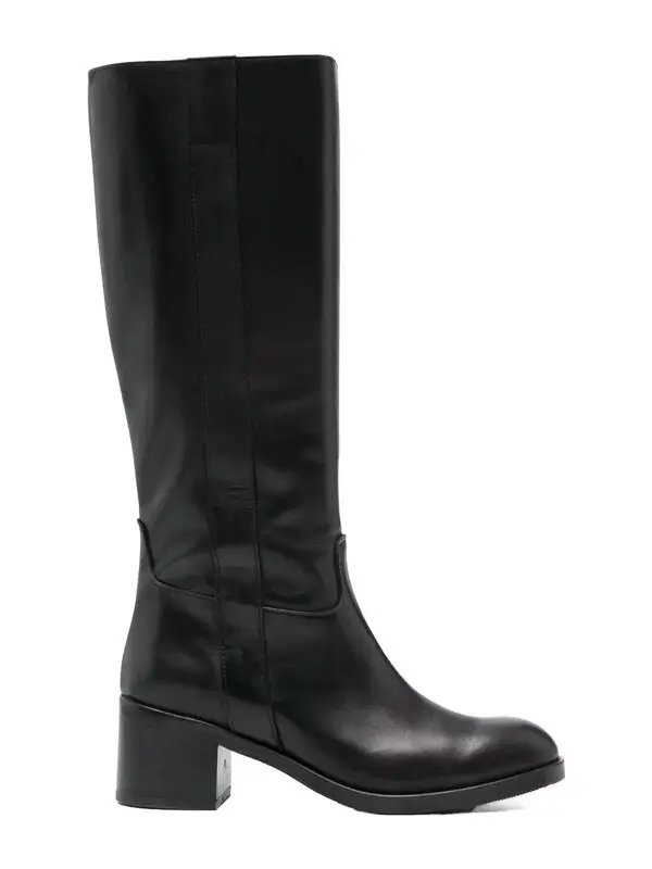 PAOLA PARISI 60mm Block-heel Boots - Black