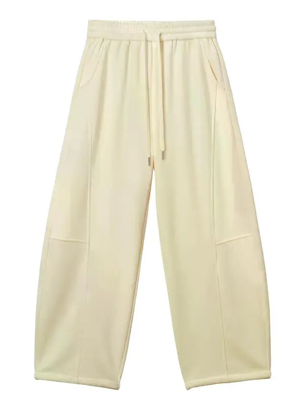 B+AB Elasticated-waistband Track Pants - Yellow