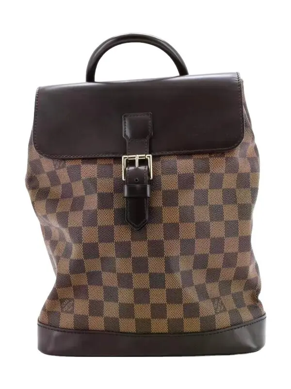 LOUIS VUITTON Soho Damier Backpack - Brown