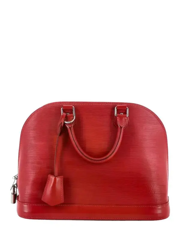 LOUIS VUITTON Alma Handbag Epi Leather Pm - Red