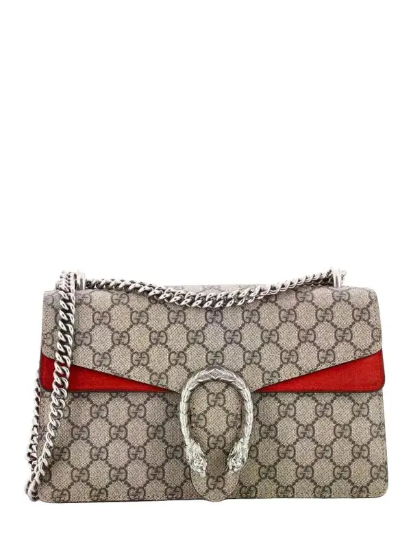 Gucci Dionysus Gg Coated Canvas Small Shoulder Bag - Red