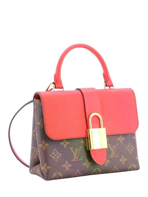 LOUIS VUITTON Locky Bb Satchel Monogram Canvas - Red