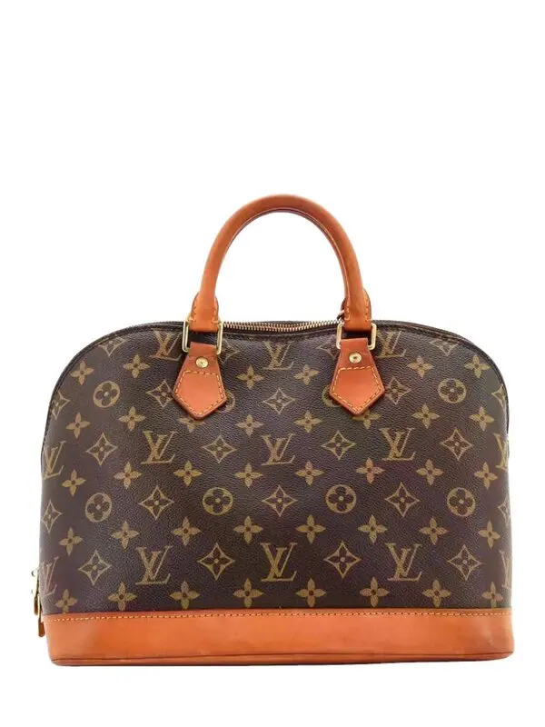 LOUIS VUITTON Vintage Alma Handbag Monogram Canvas Pm - Brown