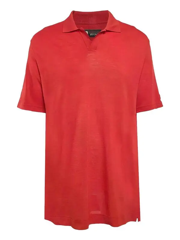 Zegna Short-sleeve Polo Shirt - Red
