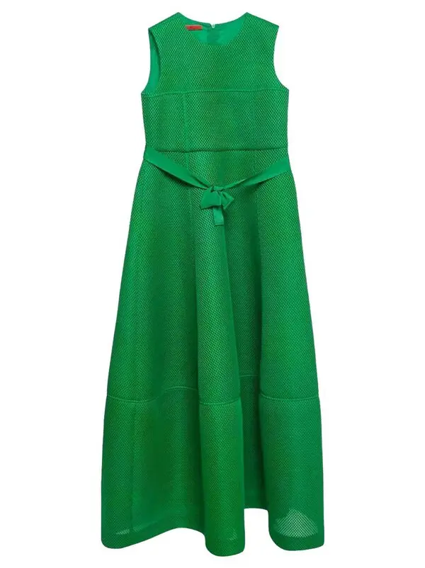 Carolina Herrera Mesh Ribbon Dress - Green