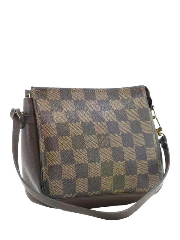 LOUIS VUITTON Trousse Makeup Bag Damier Pouch - Brown