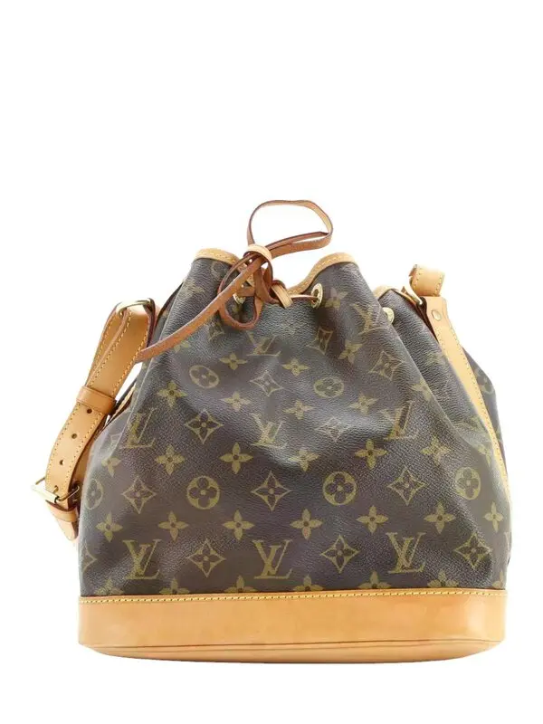 LOUIS VUITTON Petit Noe Nm Handbag Monogram Canvas - Brown