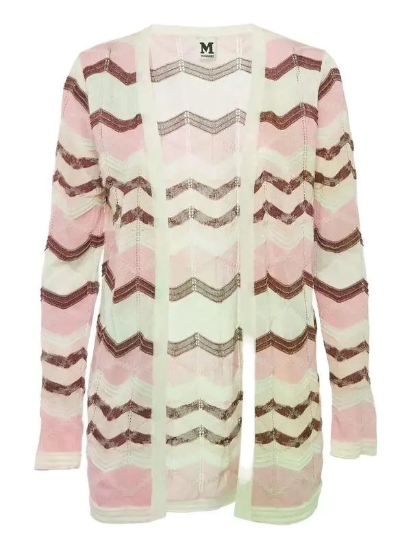 Missoni Chevron-knit Cardigan - Pink