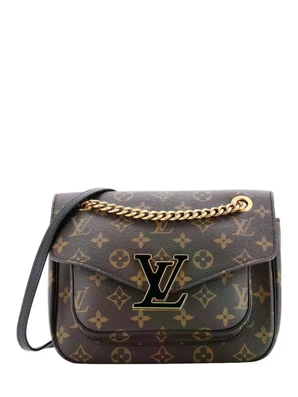 LOUIS VUITTON Passy Handbag Monogram Canvas - Brown