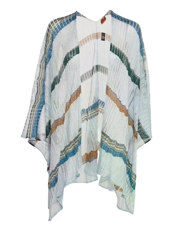 Missoni Lurex Striped Cardigan - Blue